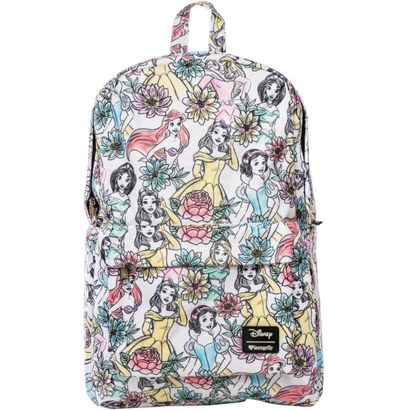Loungefly | Bags | Rare Disney Princesses Nylon Backpack By Loungefly ...
